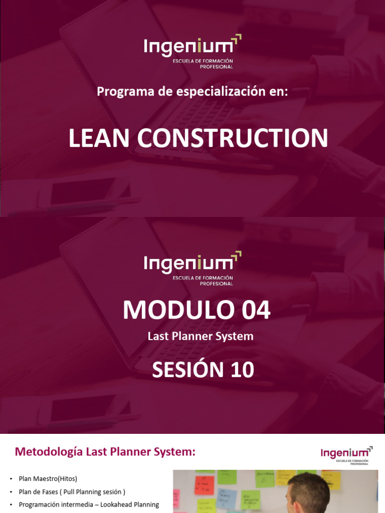 S10-Last Planner System | PDF | Planificación | Programación de ...