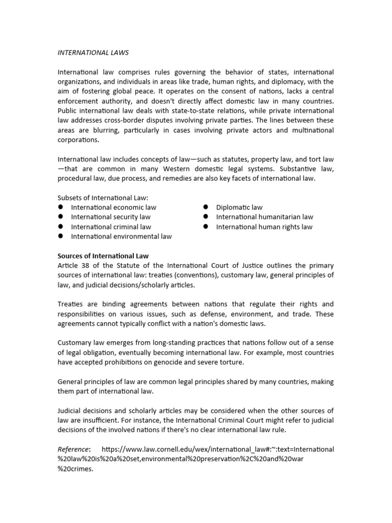 Midterm Paperworks | PDF | International Law | Non Governmental ...