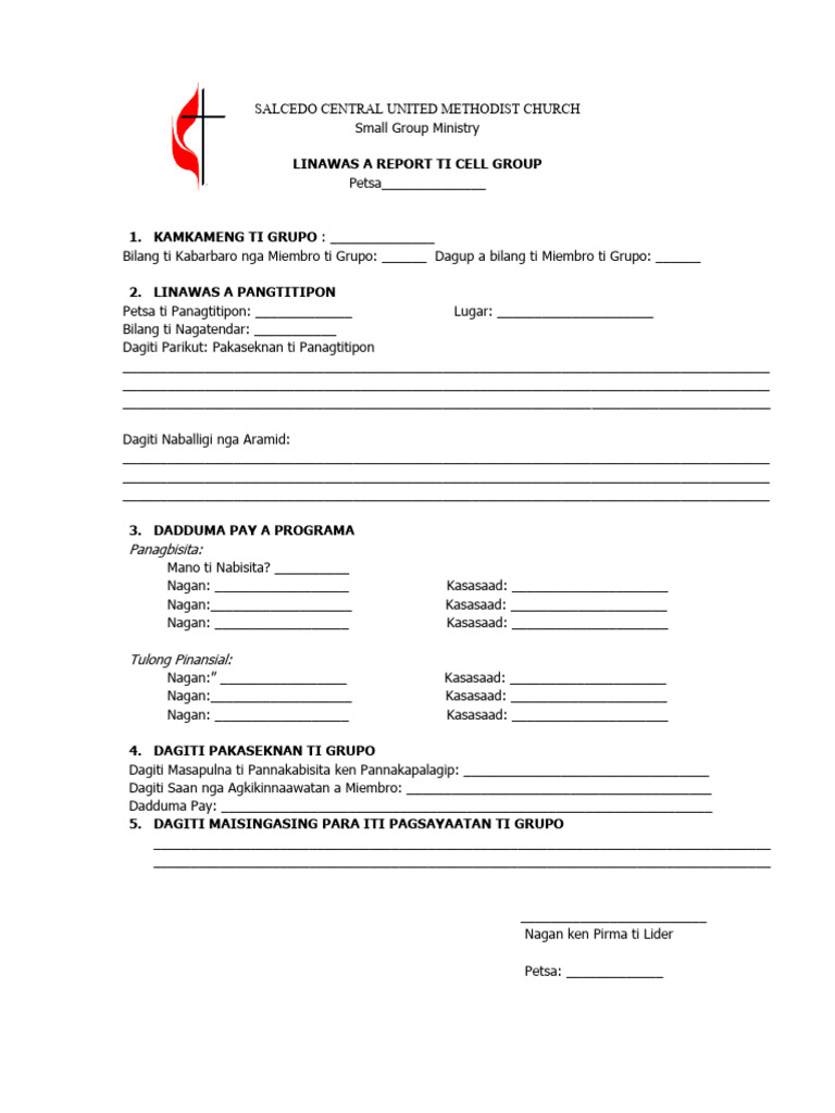 Cell Group Report | PDF