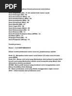 Aturan Penulisan Kode Nomor Surat Dinas Kantor | PDF