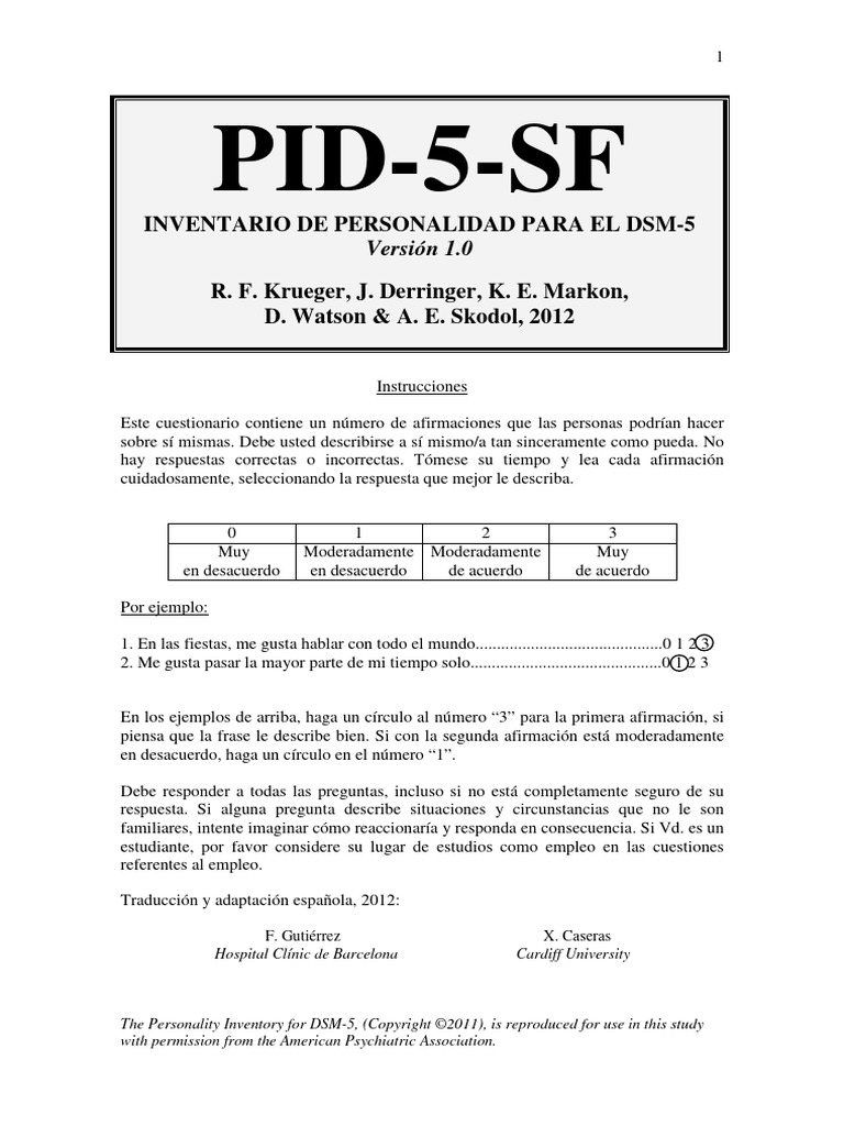 PID-5-SF Con Anclajes | PDF