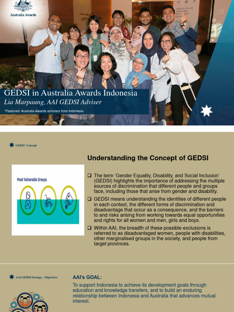 GEDSI in Practice - LM Presentation For SC Workshop - Aug 2023v1 | PDF ...