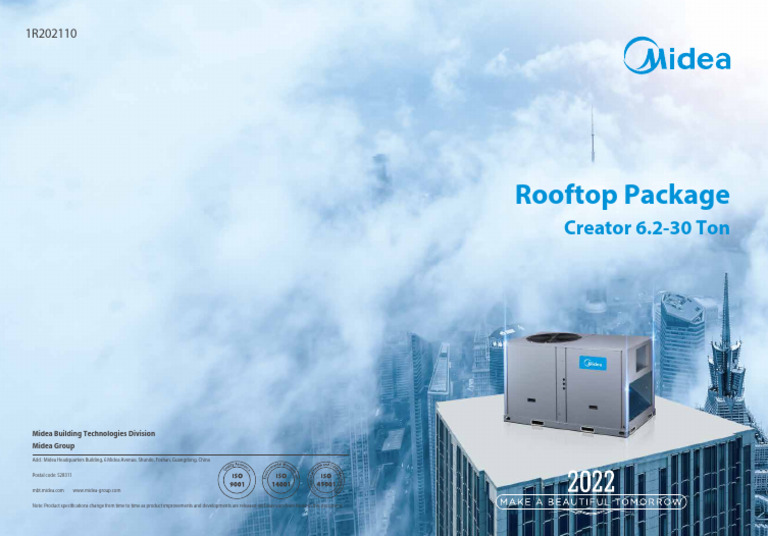 Midea Roof Top | PDF
