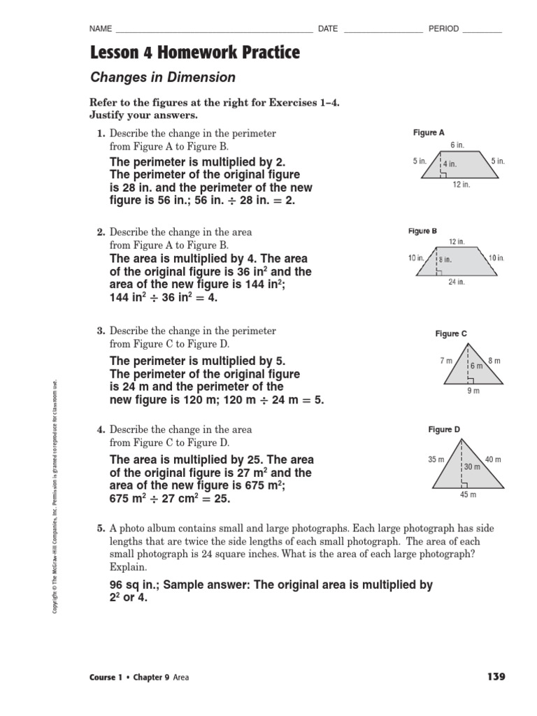 Lesson 4 Homework Practice Key | PDF | Property Law | Civil Law (Common ...