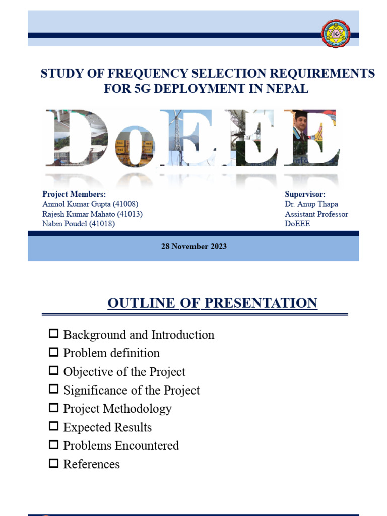Mid Term Persentation Slide Final | PDF | Radio Propagation | Radio Spectrum