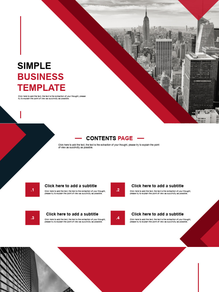 Simple: Business Template | PDF
