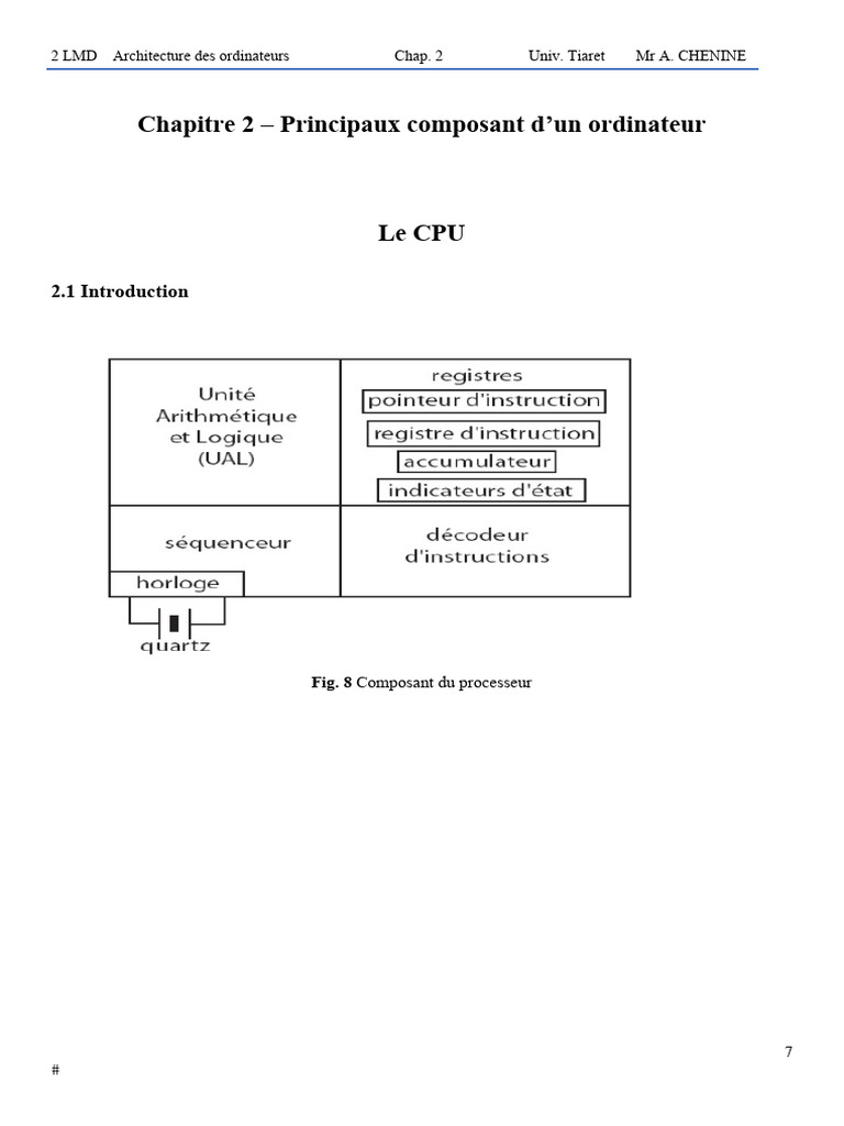 Chap 2 Stu | PDF | Ordinateurs
