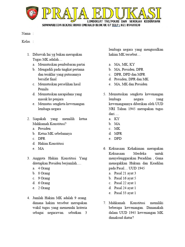 Soal MK | PDF