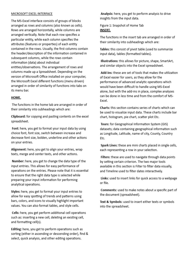 ES 5 - Reviewer Ms Excel | PDF | Microsoft Excel | Spreadsheet