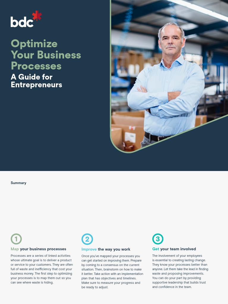 Optimize Business Processes Guide | PDF | Business Process ...