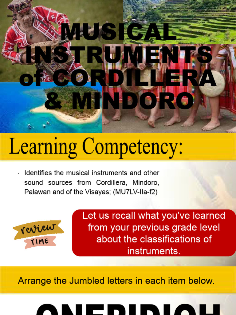 Q2-MUSIC7-Module3 (Musical Instruments of Cordillera and Mindoro) | PDF ...