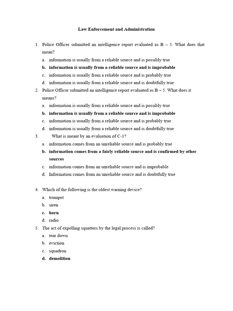 Law-Enforcement Administration | PDF | Police | Security Guard