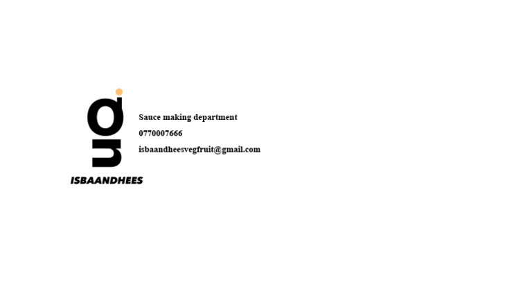 Isbaandhees Sauce Sticker | PDF