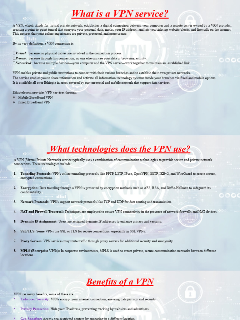 4G and VPN Technology | PDF | Virtual Private Network | 4 G