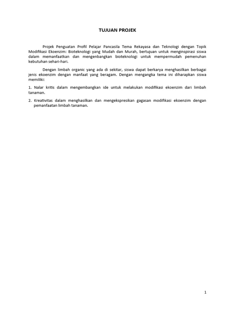 Modul P5 Isi | PDF