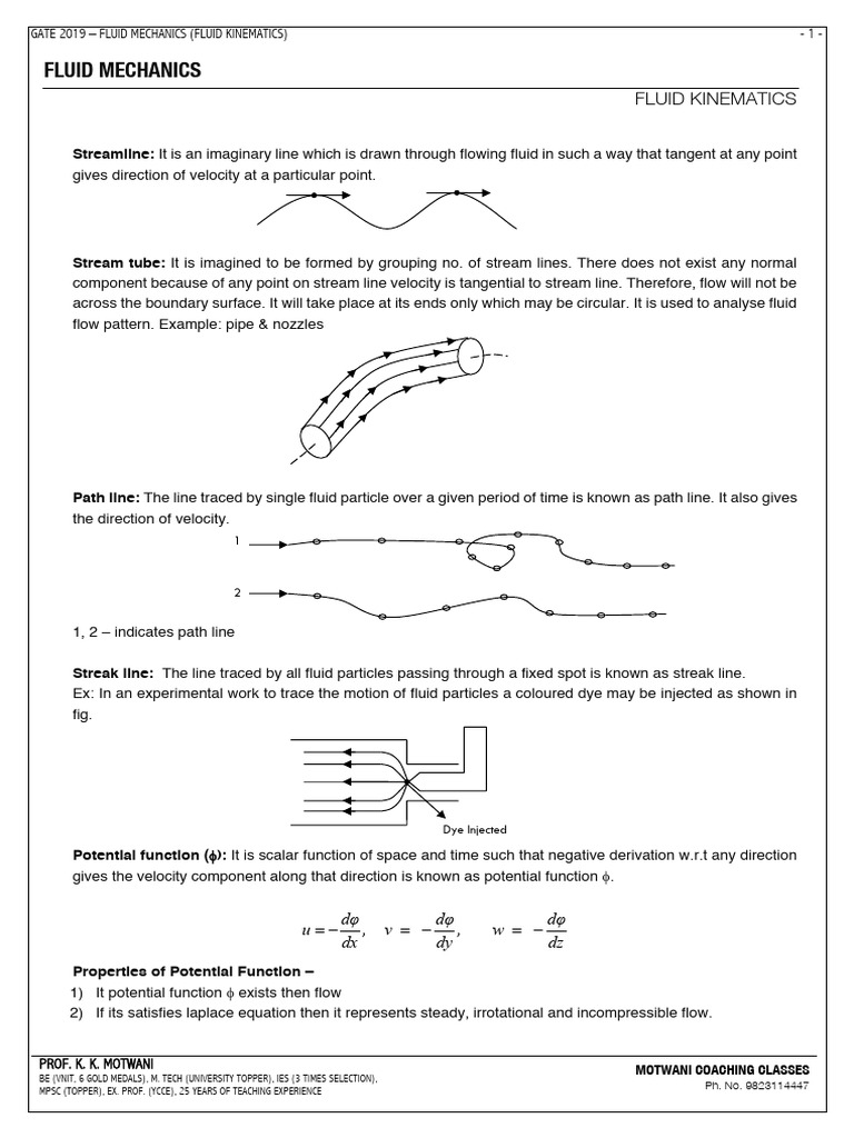Fluid Kinematics - 75 | PDF | Fluid Dynamics | Acceleration Fluid Kinematics - 75 | PDF | Fluid Dynamics | Acceleration