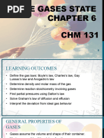 Gas Laws Formula Sheet | PDF | Gases | Mole (Unit)