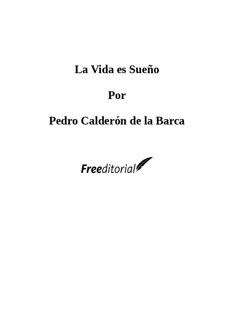 La Vida Es Un Sueño | PDF