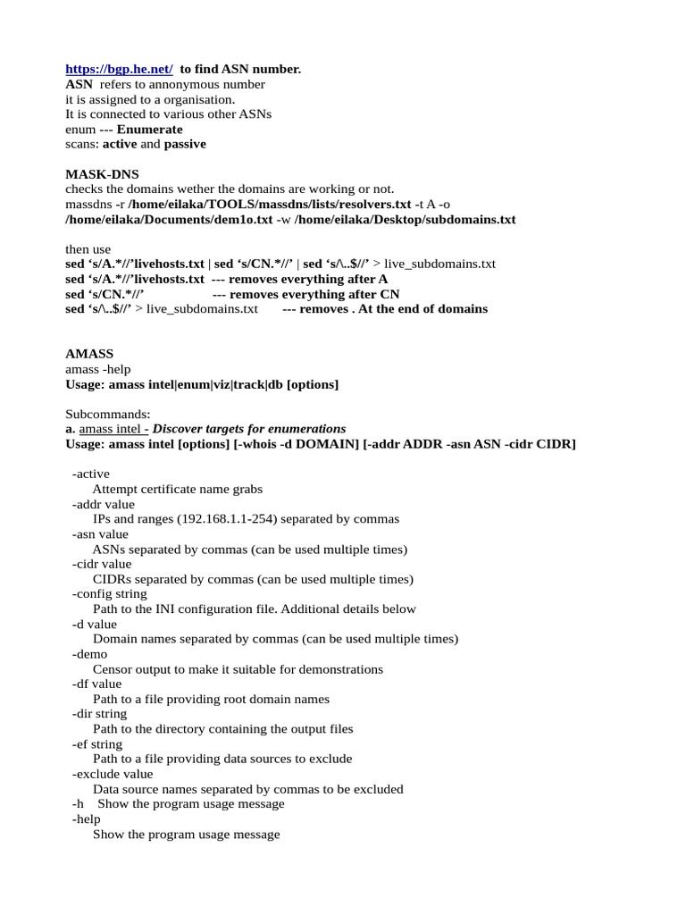 AMASS | PDF | Domain Name System | Computer Architecture