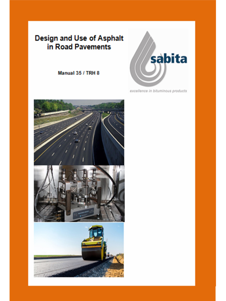 Sabita Asphalt Manual 35 TRH8 2019 | PDF | Road Surface | Materials