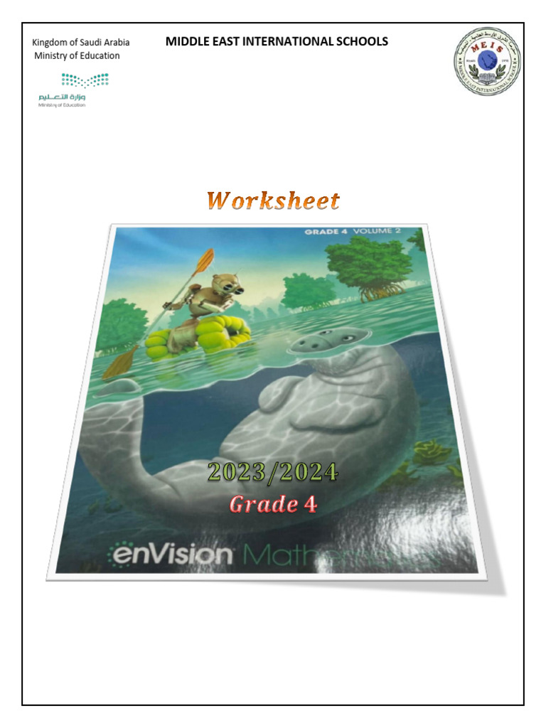 Math Worksheet Grade 4 | PDF