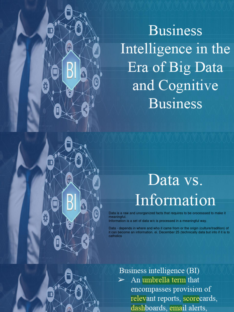 Business Intelligence and Big Data Insights | PDF | Business Intelligence | Analytics