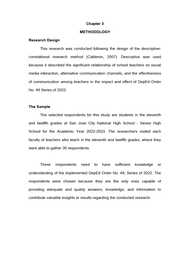 Chapter 3 (PR2 DO49) | Download Free PDF | Survey Methodology ...