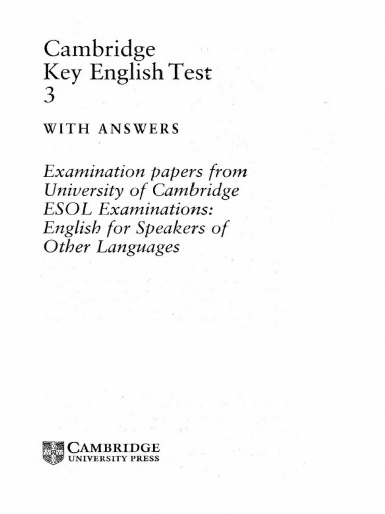 KET 3 PDF | PDF