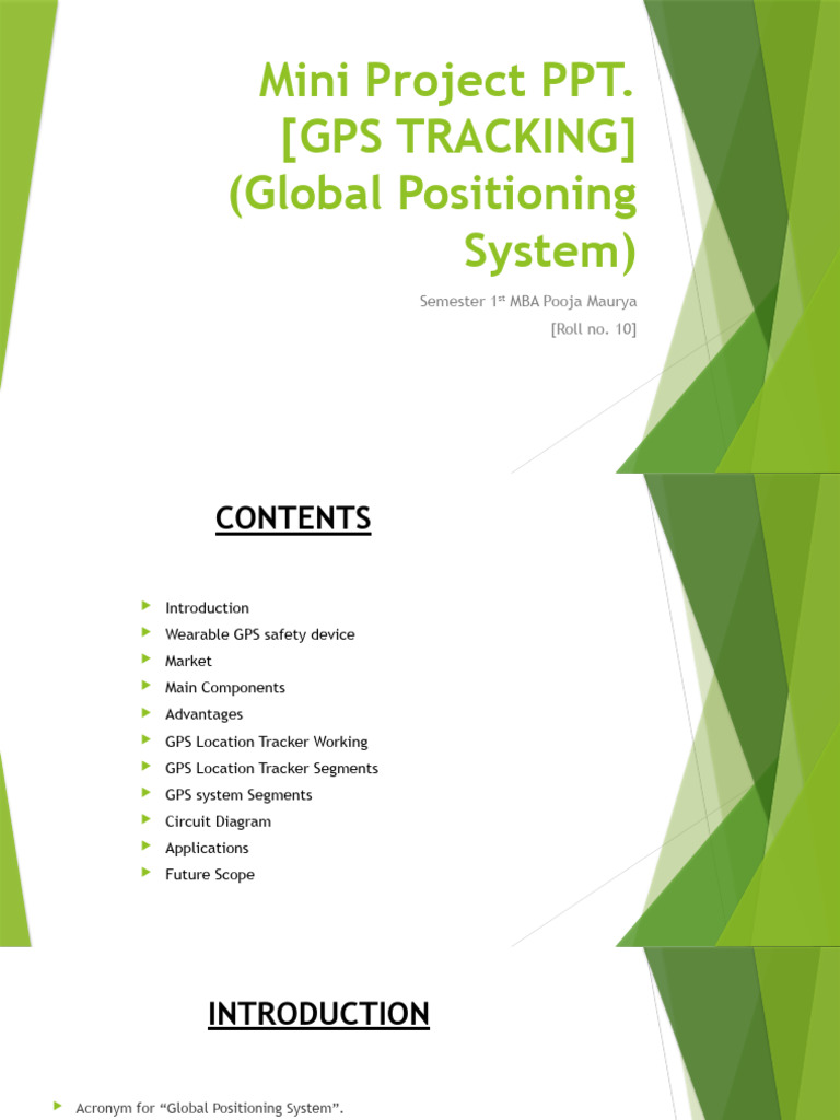 Presentation GPS | PDF | Global Positioning System | Revenue