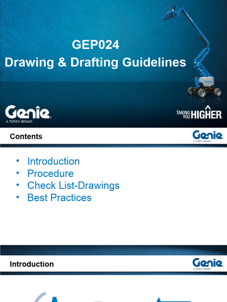 GEP024-Drawing Draftings Standards 1 | PDF