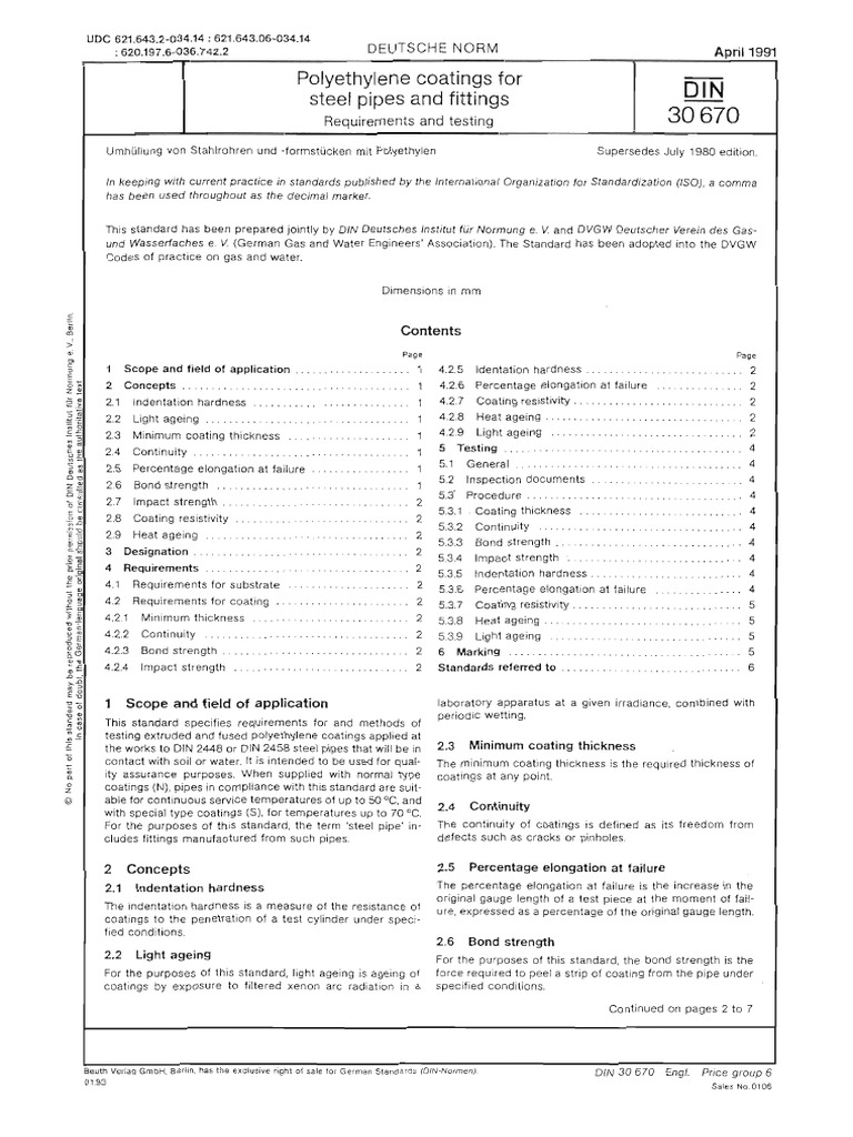 Din 30670 | PDF