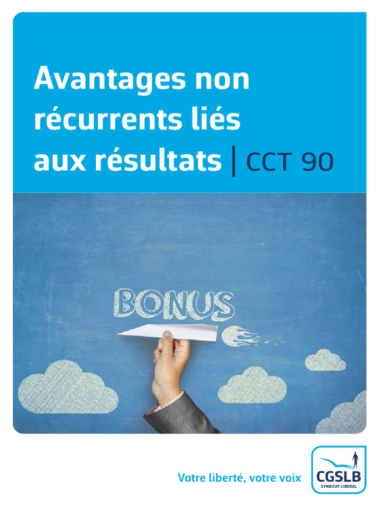 Avantages CCT 90 : Bonus liés aux résultats | PDF | Finance et gestion ...