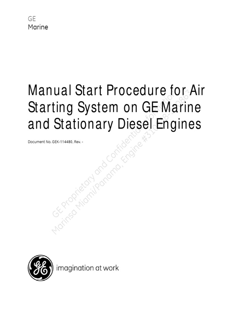 Air Starting System | Download Free PDF | Valve | Mechanical Engineering