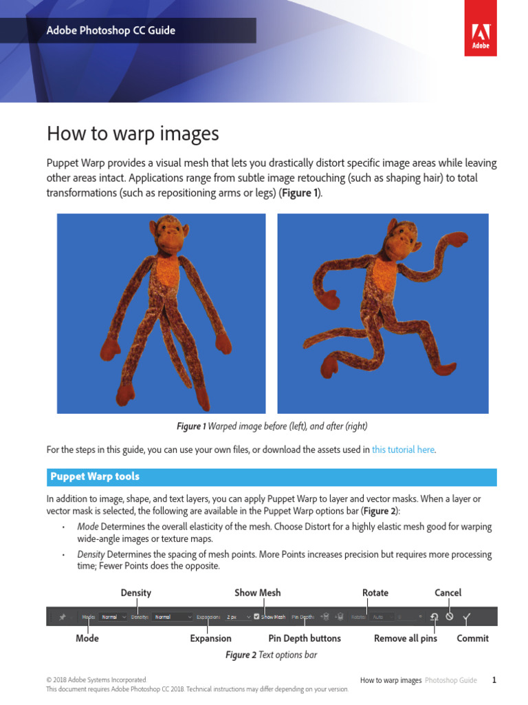 How To Warp Images | Download Free PDF | Adobe Photoshop | Software