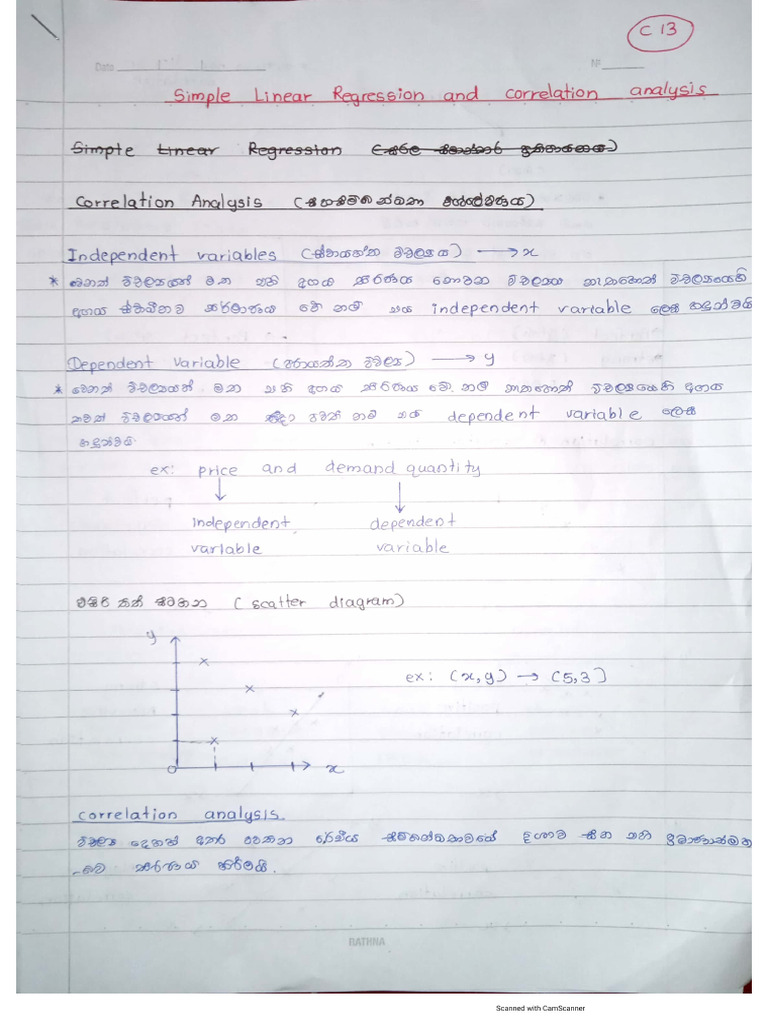 Chapter 13 Correlation Analysis | PDF