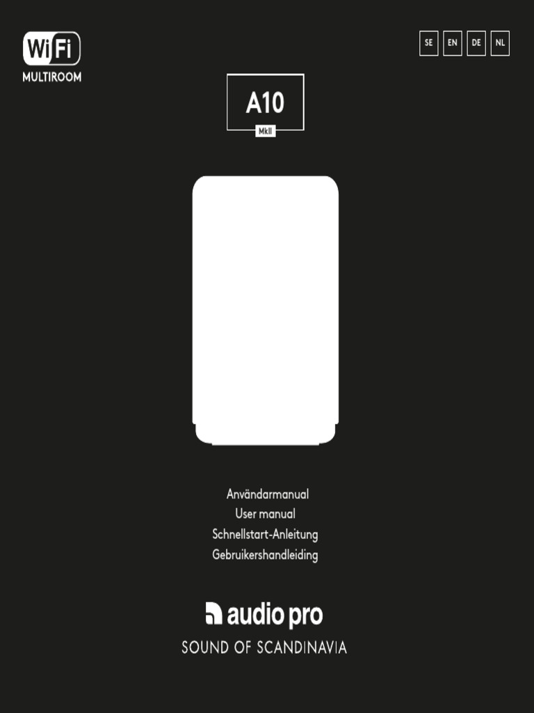 A10MkII-manual 162x162 SE EN DE NL | PDF | Mobile Software | Mobile Computers