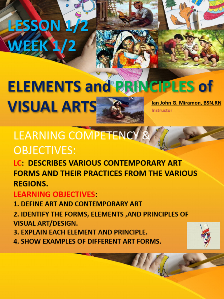 Contemporary Arts Week 1 Lesson 1 | Download Free PDF | Contemporary Art | Composition (Visual Arts)