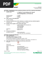 Merck Formaldehyde MSDS | PDF | Toxicity | Dangerous Goods