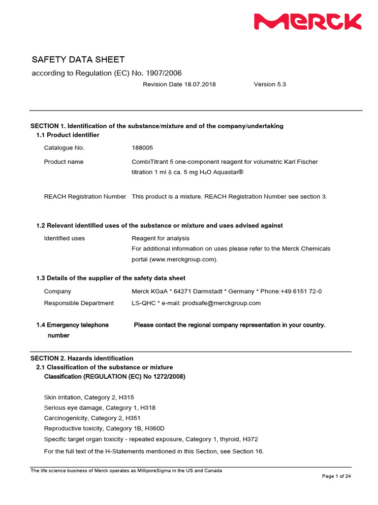 Karl Fischer Reagent | PDF | Self-Improvement
