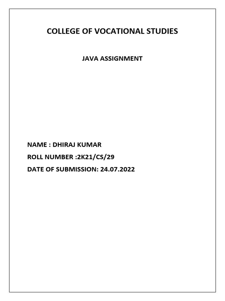 Java File | PDF