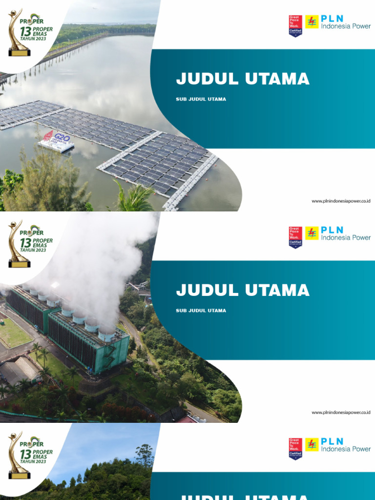 Template PPT PLN IP 2024 Final | Download Free PDF | Recycling | Cost Of Goods Sold