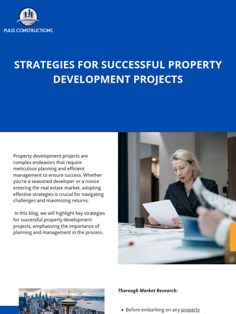 Strategies For Successful Property Development Projects | PDF | Risk Management | Project Management