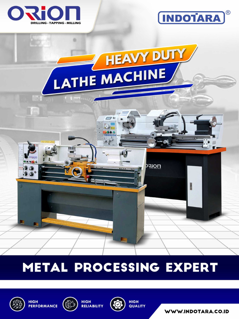 Katalaog Orion Lathe Machine | PDF