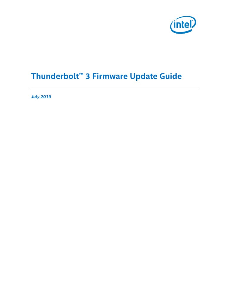 Thunderbolt FW Update Guide v4.0 | PDF | License | Computing
