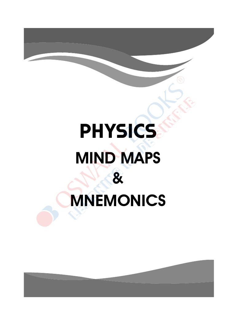 Jee Main Physics Mindmaps | PDF | Acceleration | Kinematics