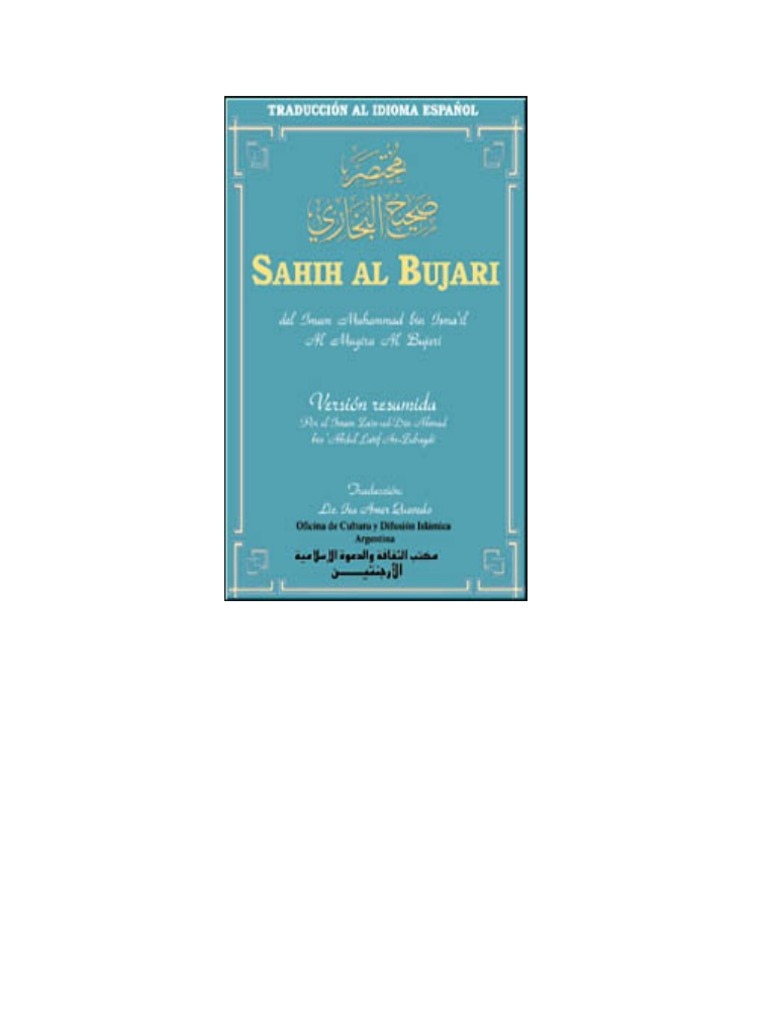 Sahih Al Bujari (Resumen) | PDF | Hadith | musulmán