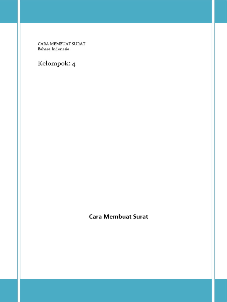 Panduan Praktis Membuat Surat | PDF | Karier & Perkembangan