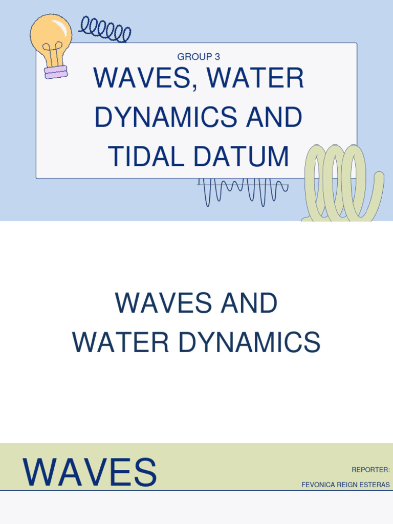 Group 3 Waves | PDF | Oceans | Waves