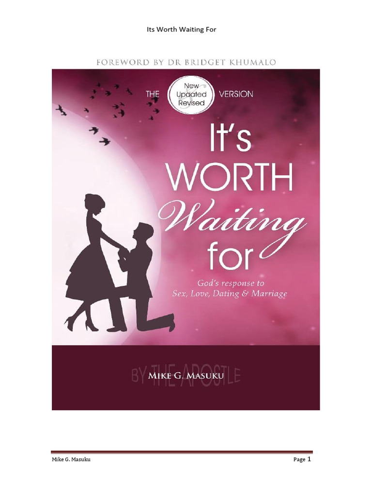 Its Worth Waiting For-1 | PDF | Love | Intimate Relationships