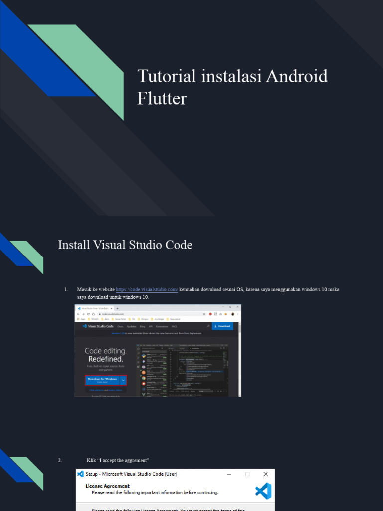 Instalasi Visual Studio-Android Flutter | PDF